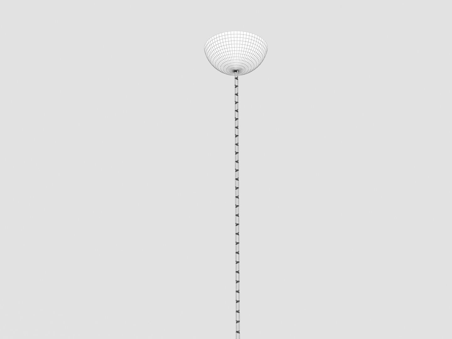 Industrial Black Hanging Chain Light 3D model | CGTrader