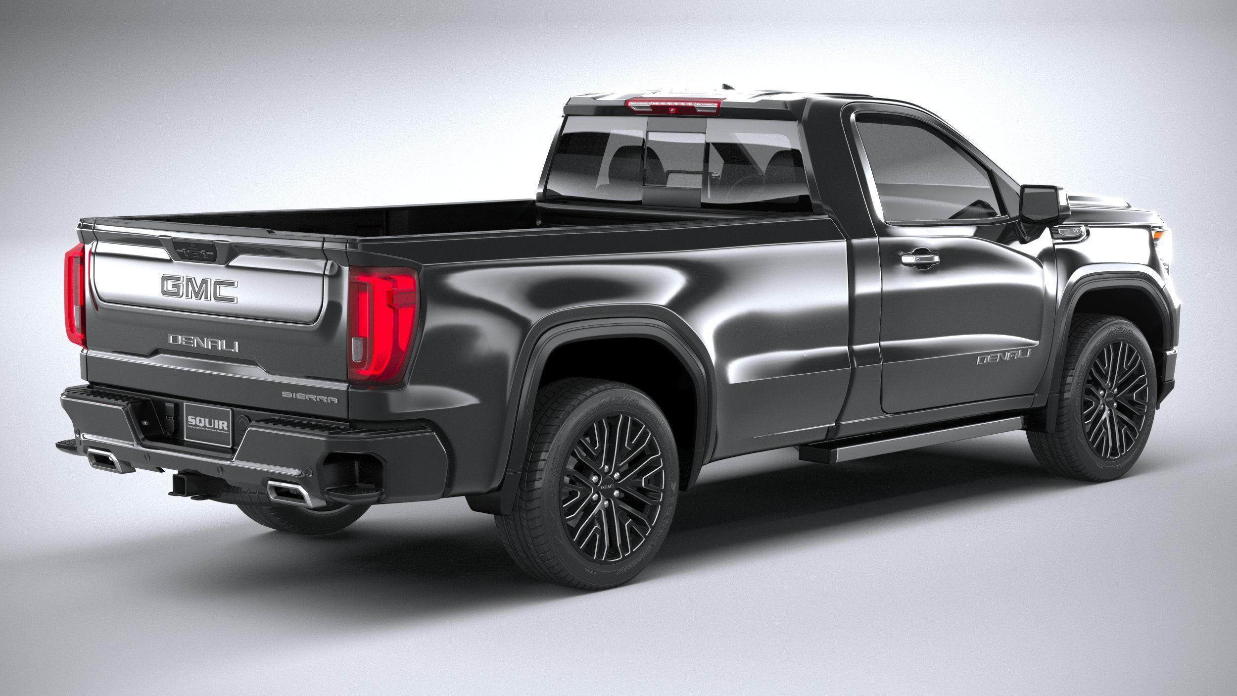GMC Sierra Denali regular cab 2022 3D model | CGTrader