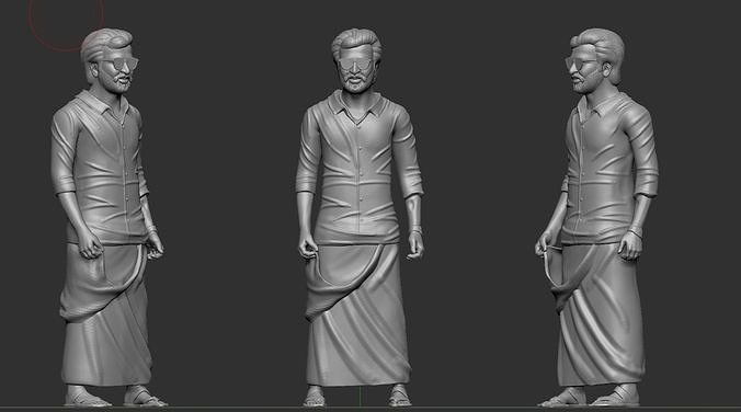 Rajinikanth 3d printable model 3D model 3D printable | CGTrader