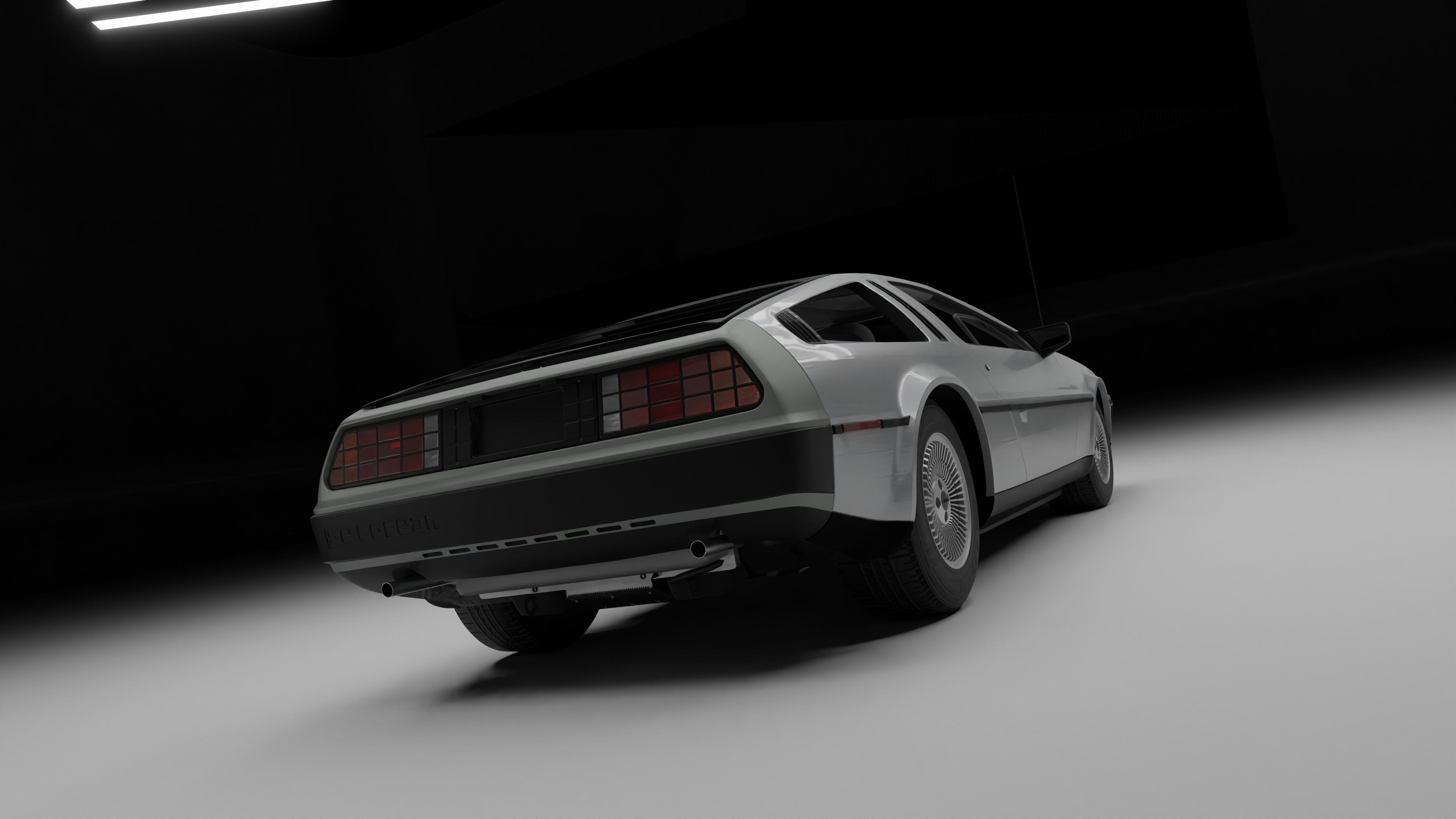 3D model Delorean Dar Time Machine model VR / AR / low-poly | CGTrader