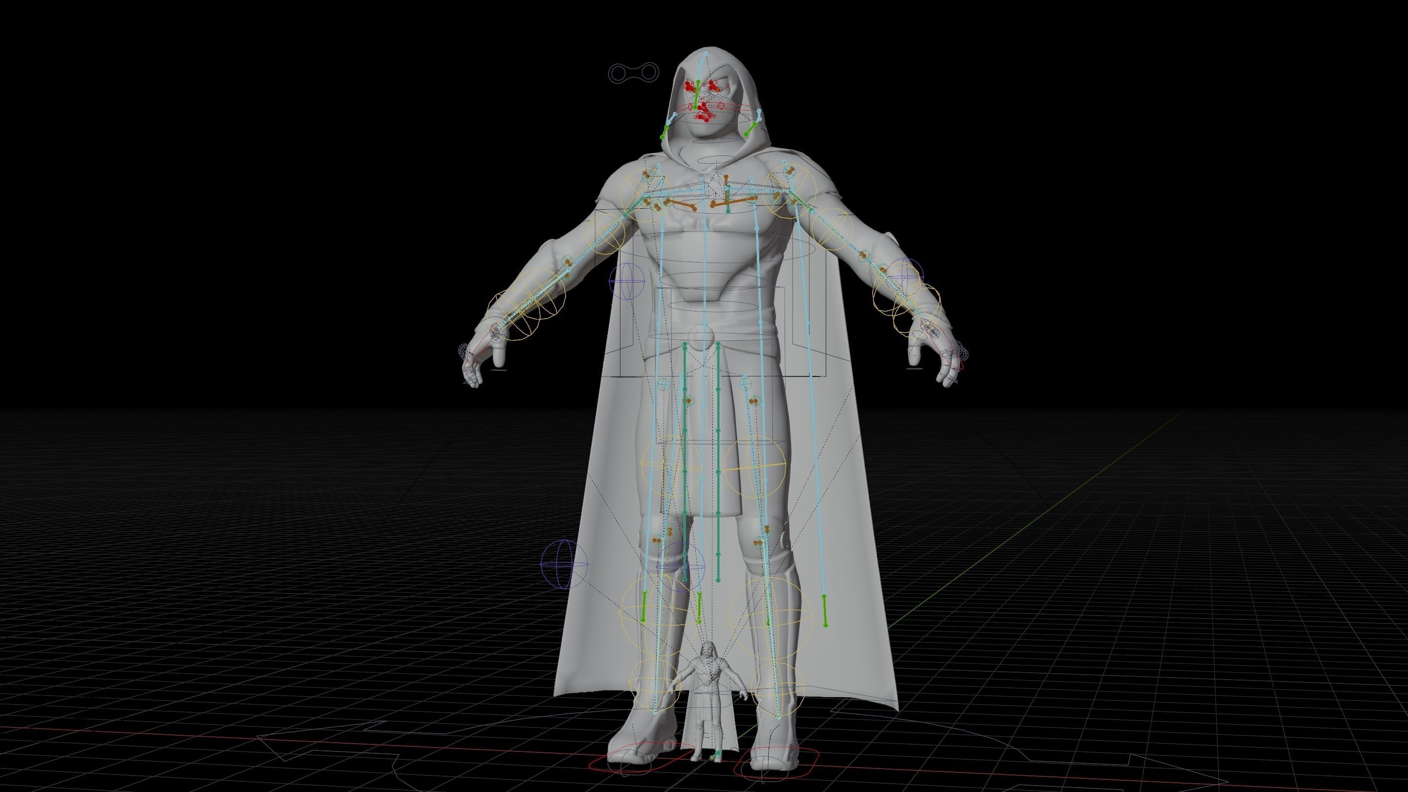 3D model Moon Knight IK RIGGED VR / AR / low-poly | CGTrader
