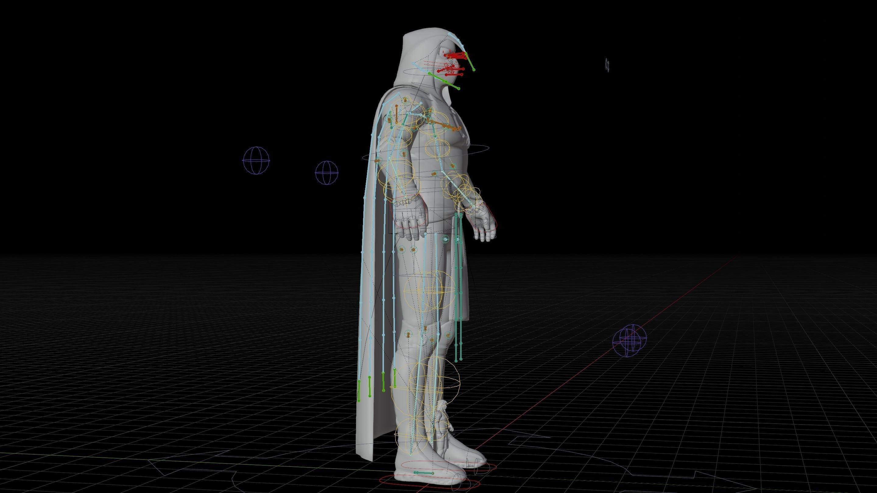 3D model Moon Knight IK RIGGED VR / AR / low-poly | CGTrader