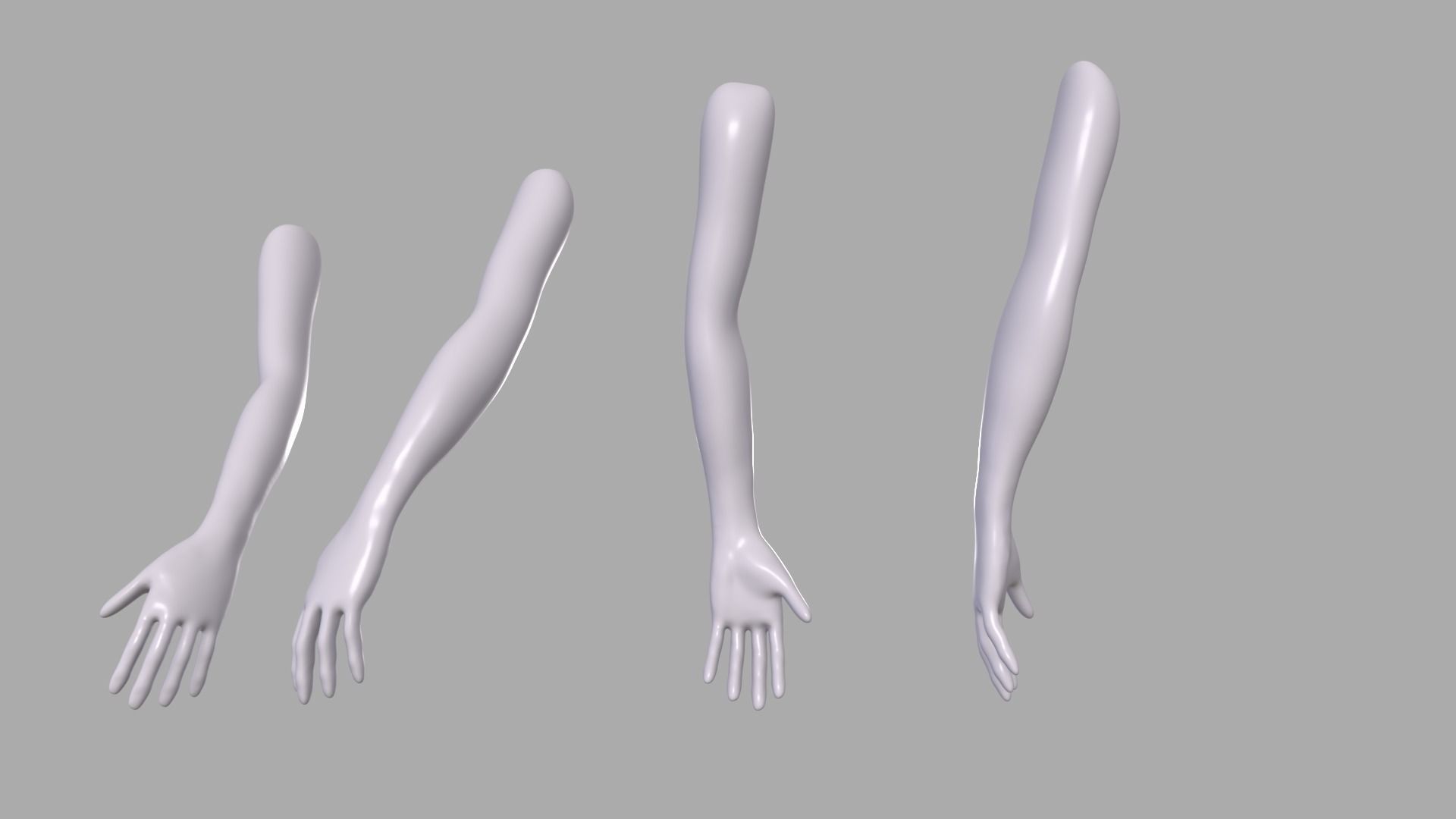 Female Arm Base sculpt mesh 3D model | CGTrader