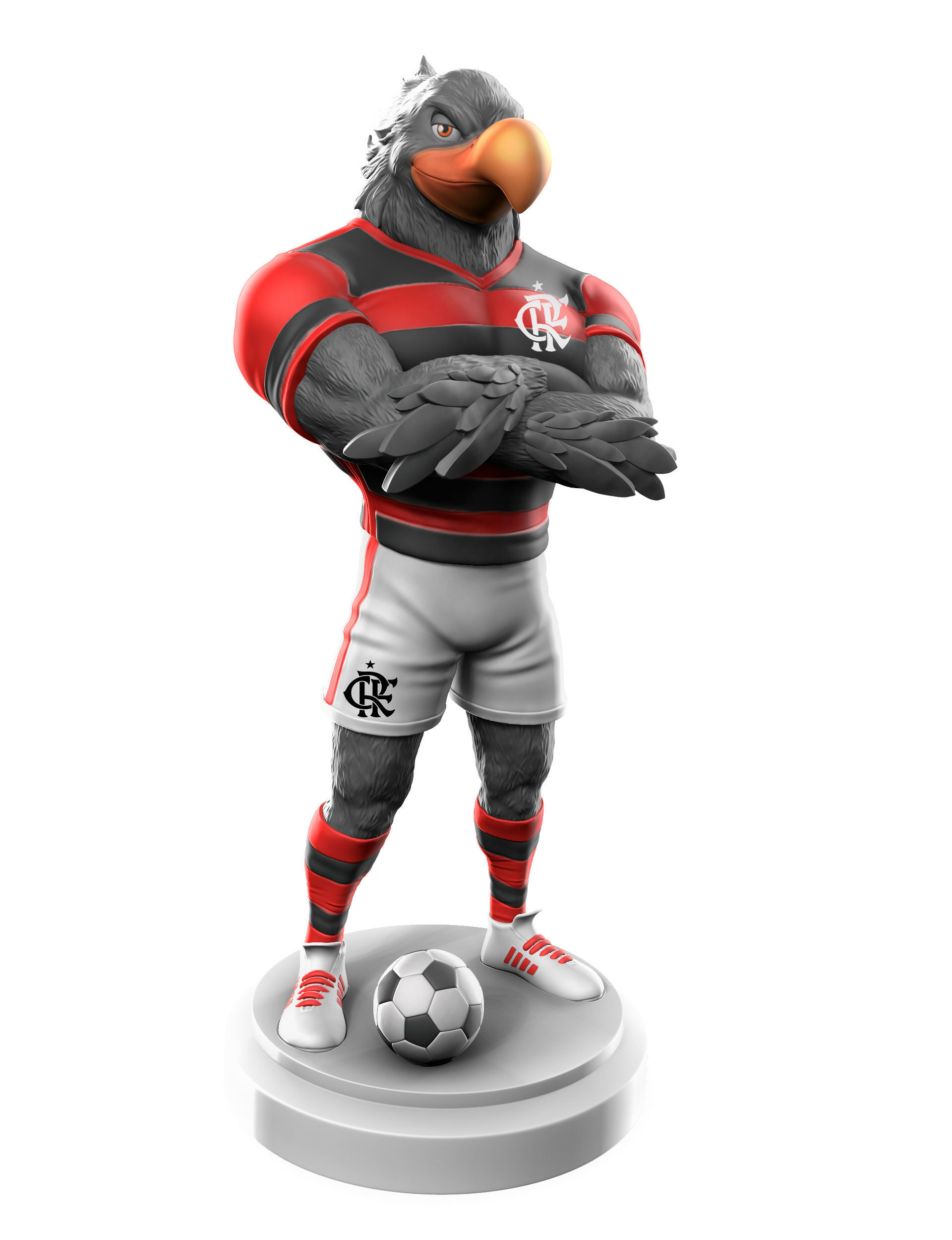 Mascote Flamengo 3D model 3D printable | CGTrader