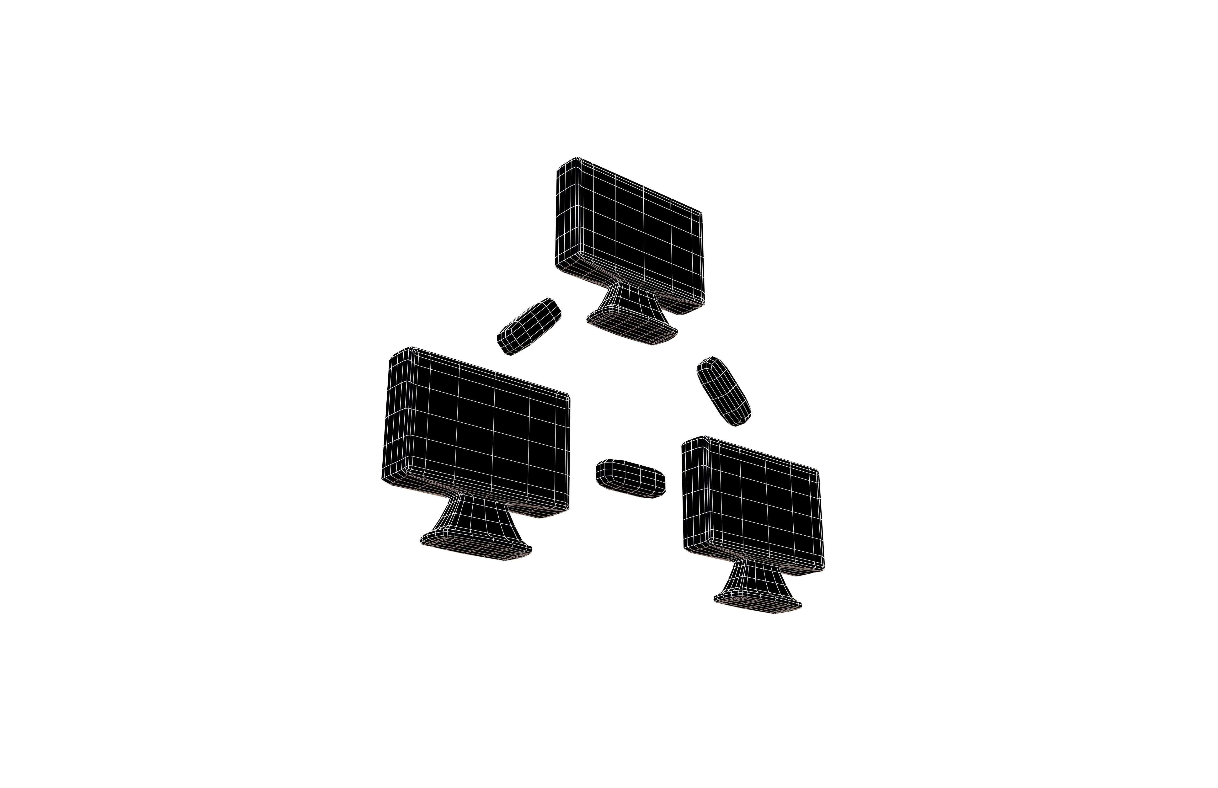 3D model Network Icon v1 001 VR / AR / low-poly | CGTrader