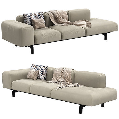 Modulny Divan Largo Velvet 3D model | CGTrader