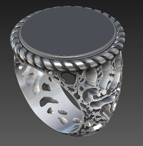 Ring of the moon 3D model 3D printable | CGTrader