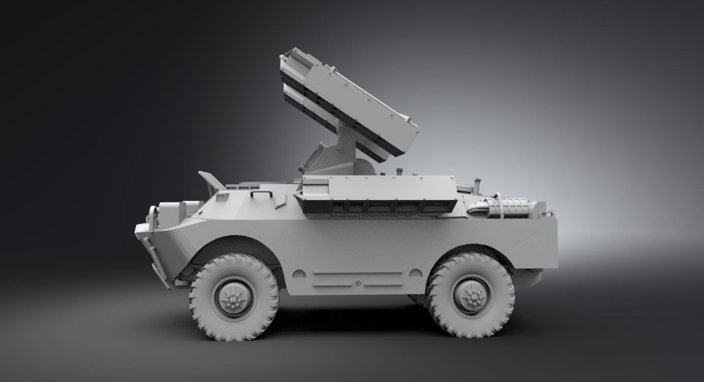 Strela 1 Scale model 3D model 3D printable | CGTrader