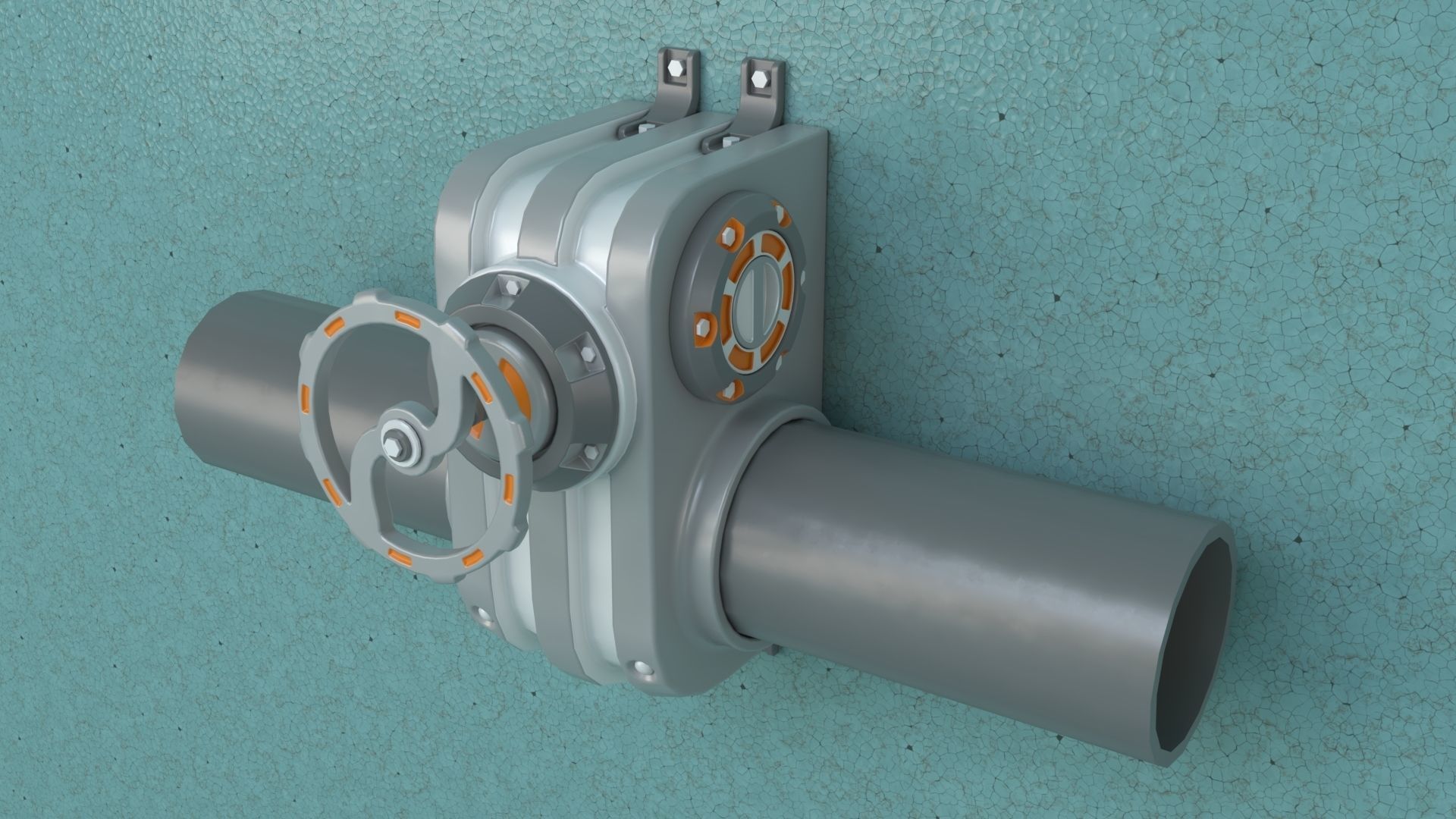 Wall Tube Mechanism Props 2 - 10 pieces 3D model | CGTrader