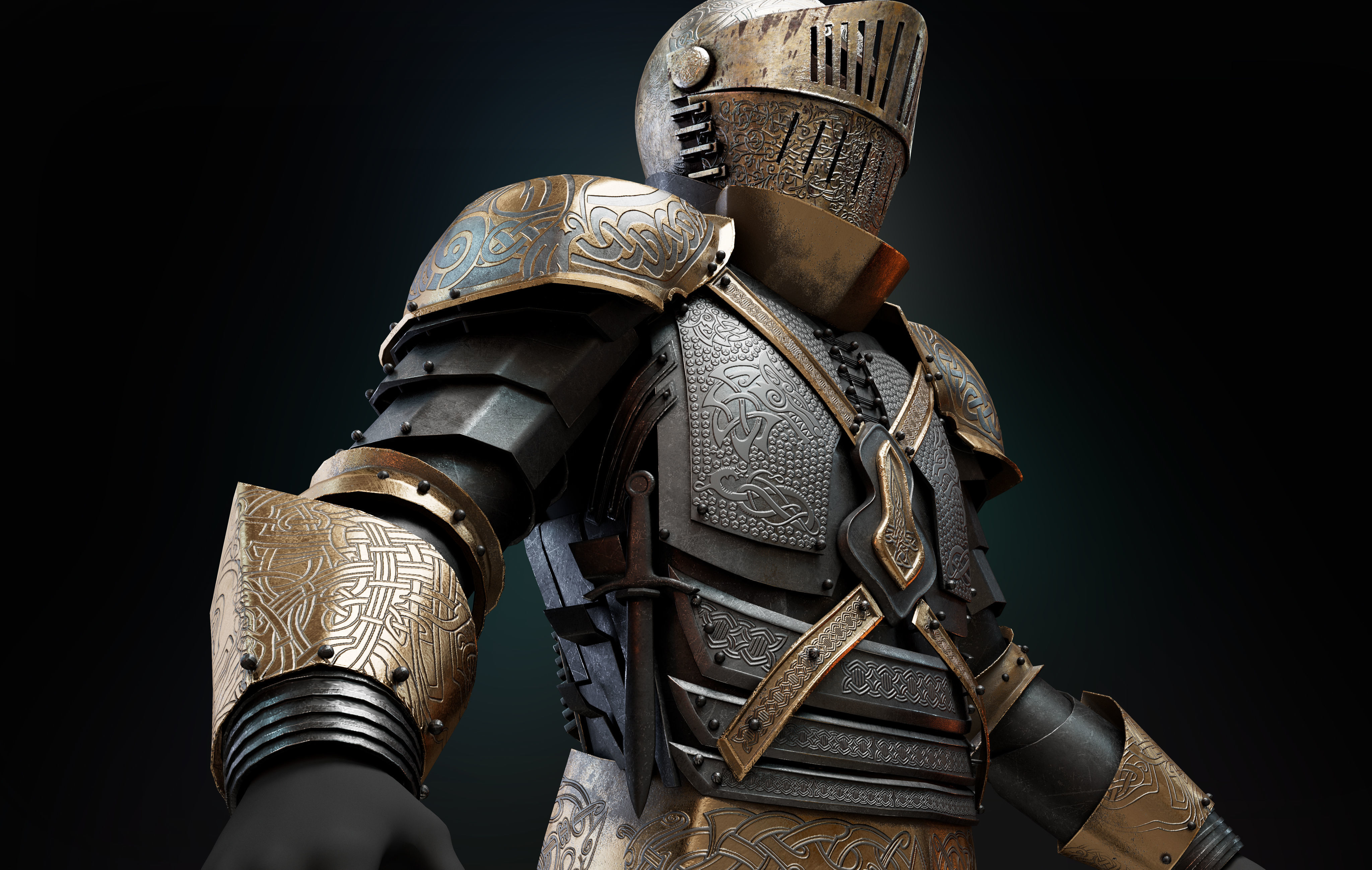 Armor Set 3D model | CGTrader