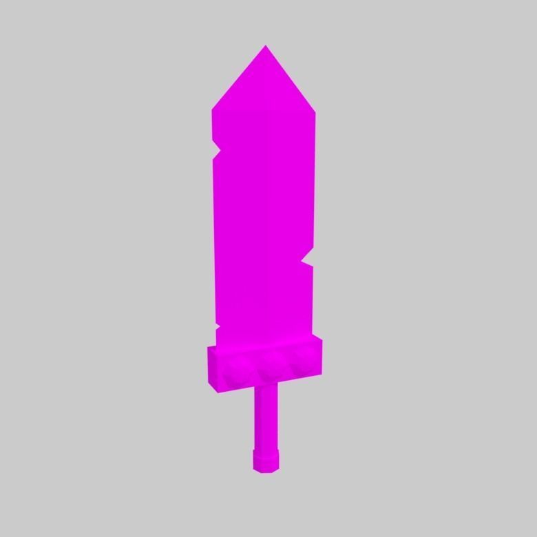 3D model Simple Chipped Sword VR / AR / low-poly | CGTrader