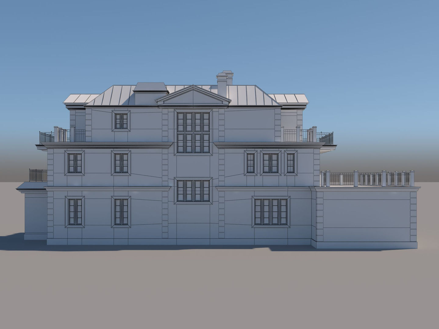 Mansion House 011 3D model | CGTrader