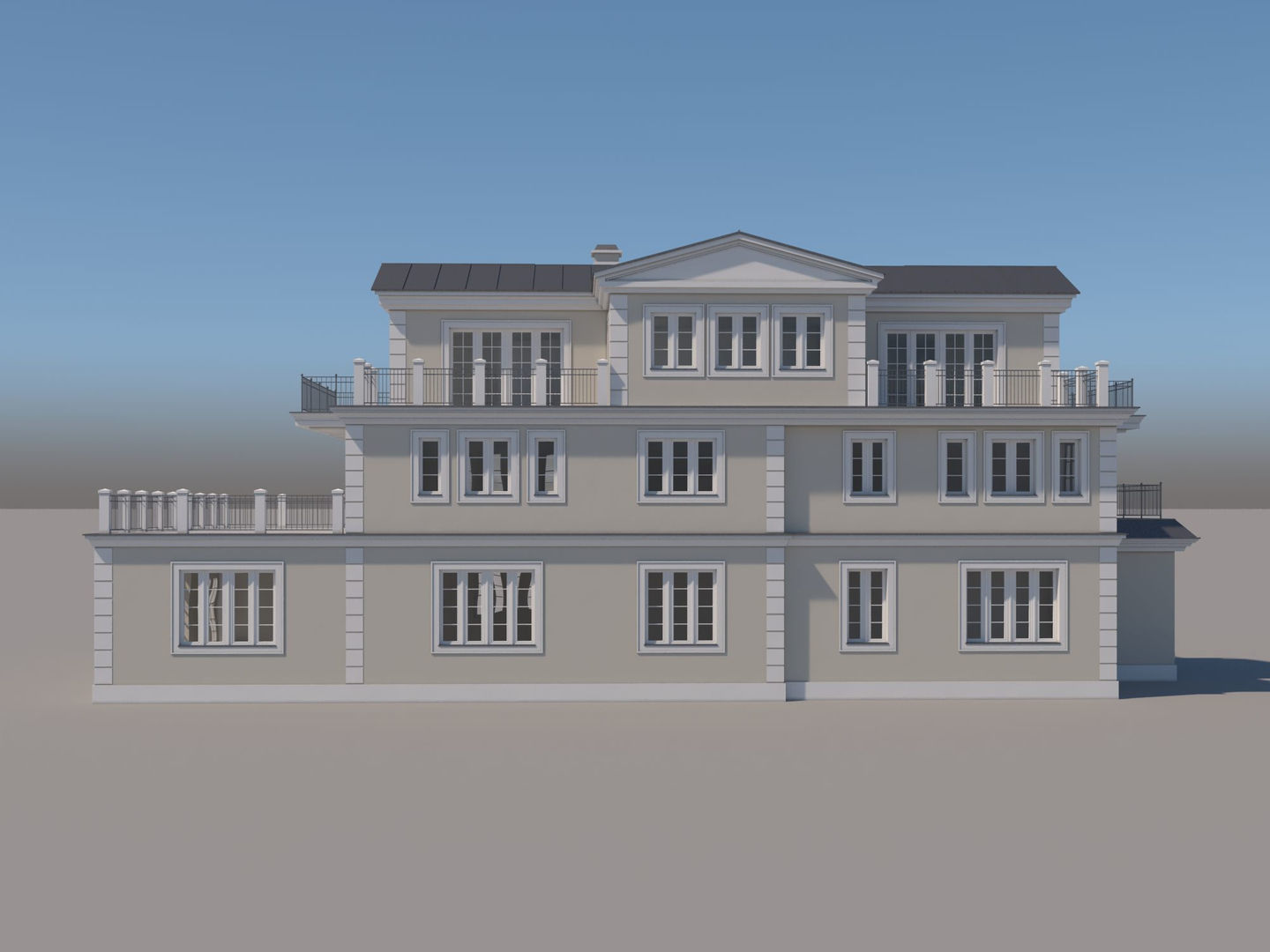 Mansion House 011 3D model | CGTrader