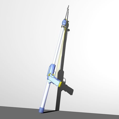 Fishing air gun 3D model | CGTrader
