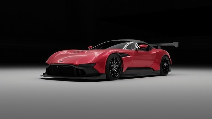 3D model aston martin vulcan car VR / AR / low-poly | CGTrader