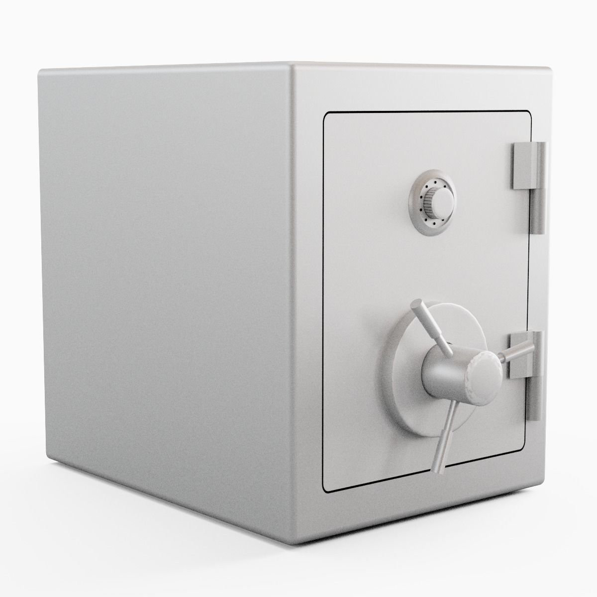 3D model Steel Safe VR / AR / low-poly | CGTrader