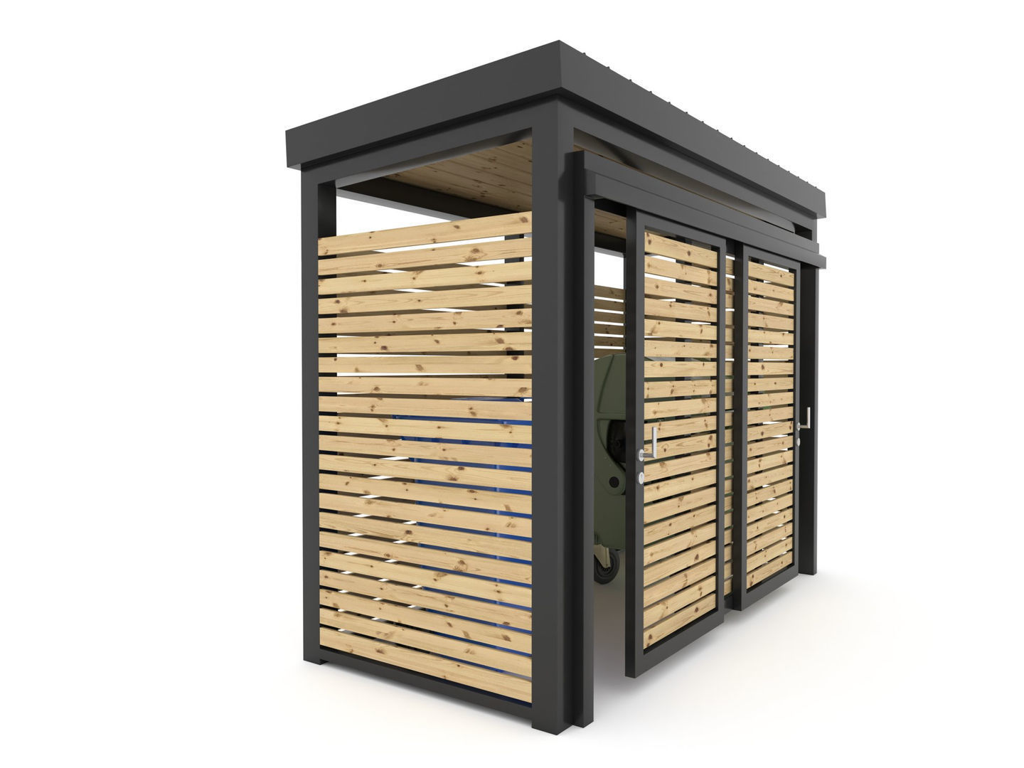 Rubbish Bin Store 3D model | CGTrader