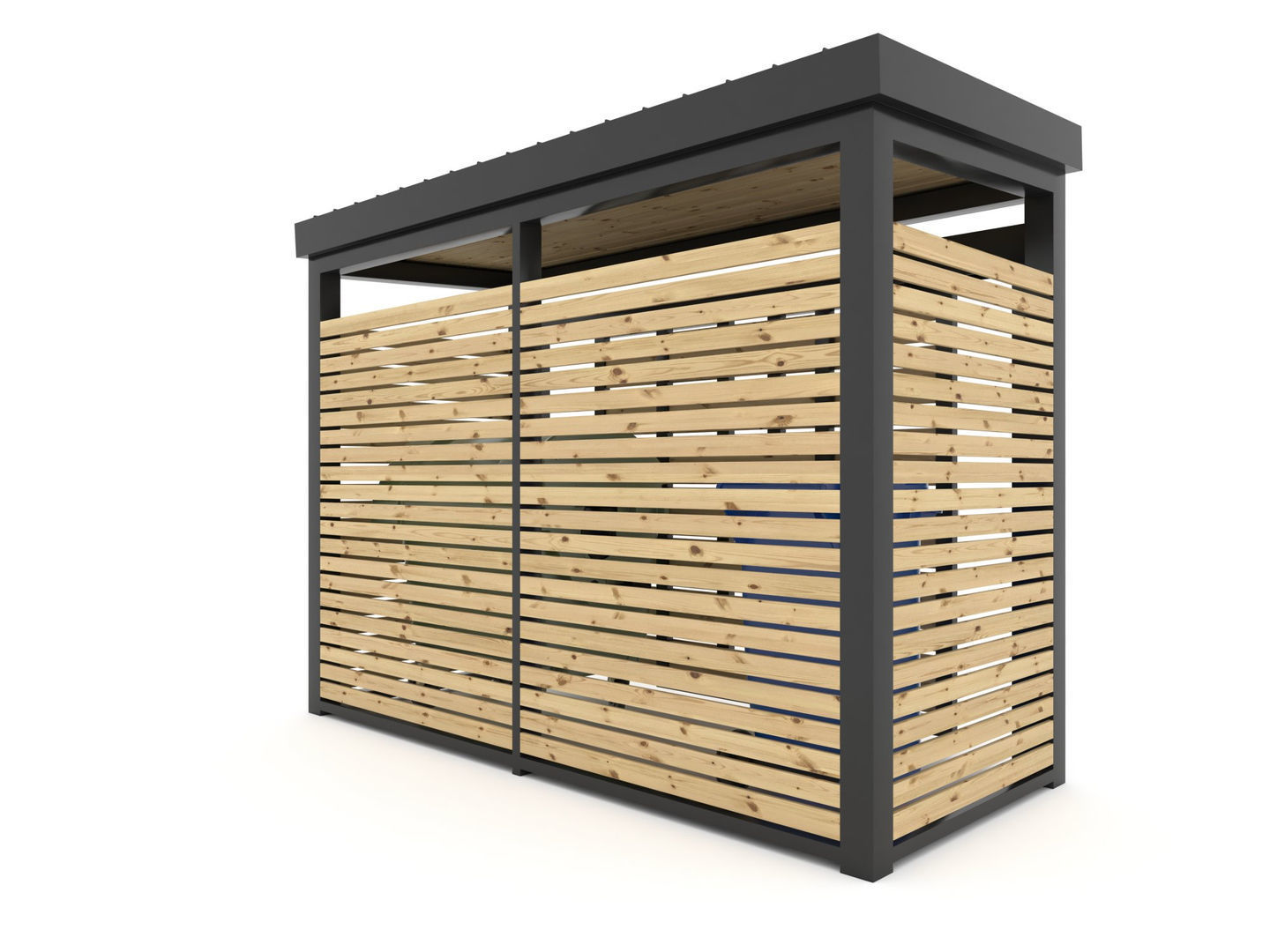 Rubbish Bin Store 3D model | CGTrader