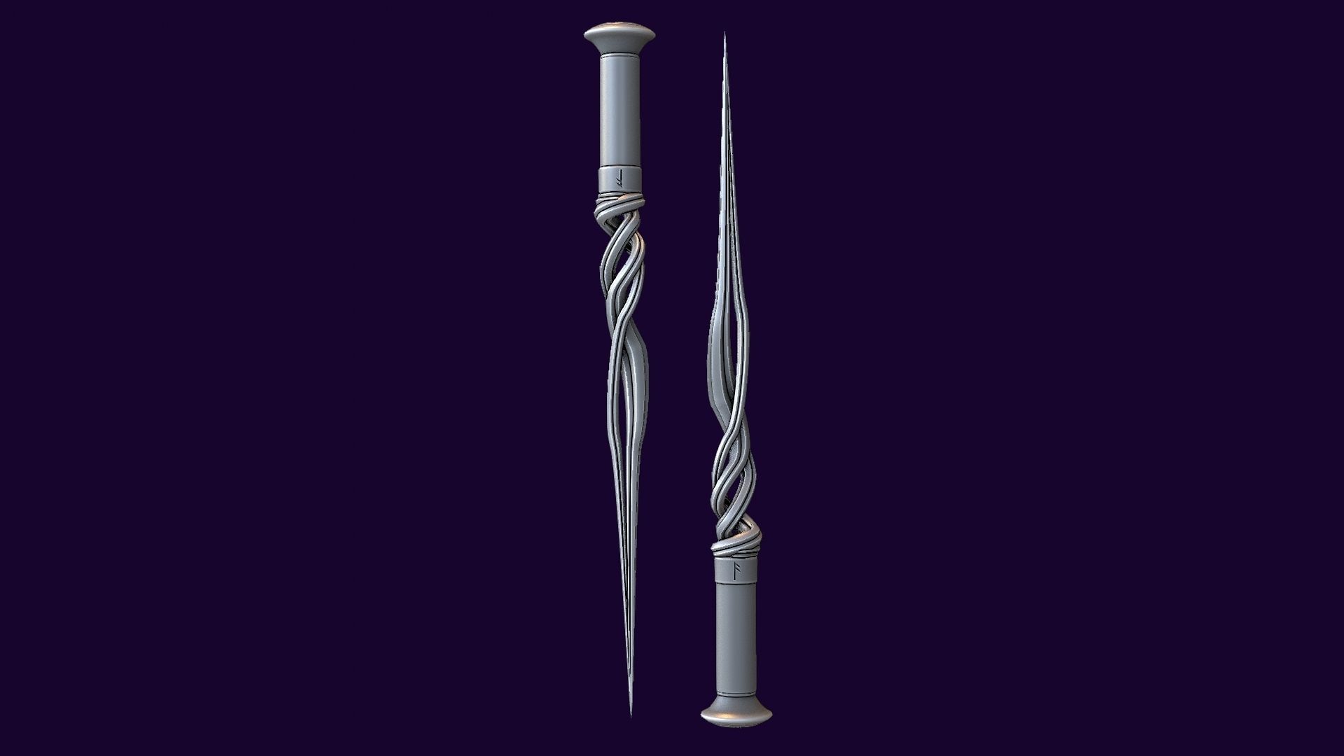 3D model Dumbledores wand lowpoly VR / AR / low-poly | CGTrader