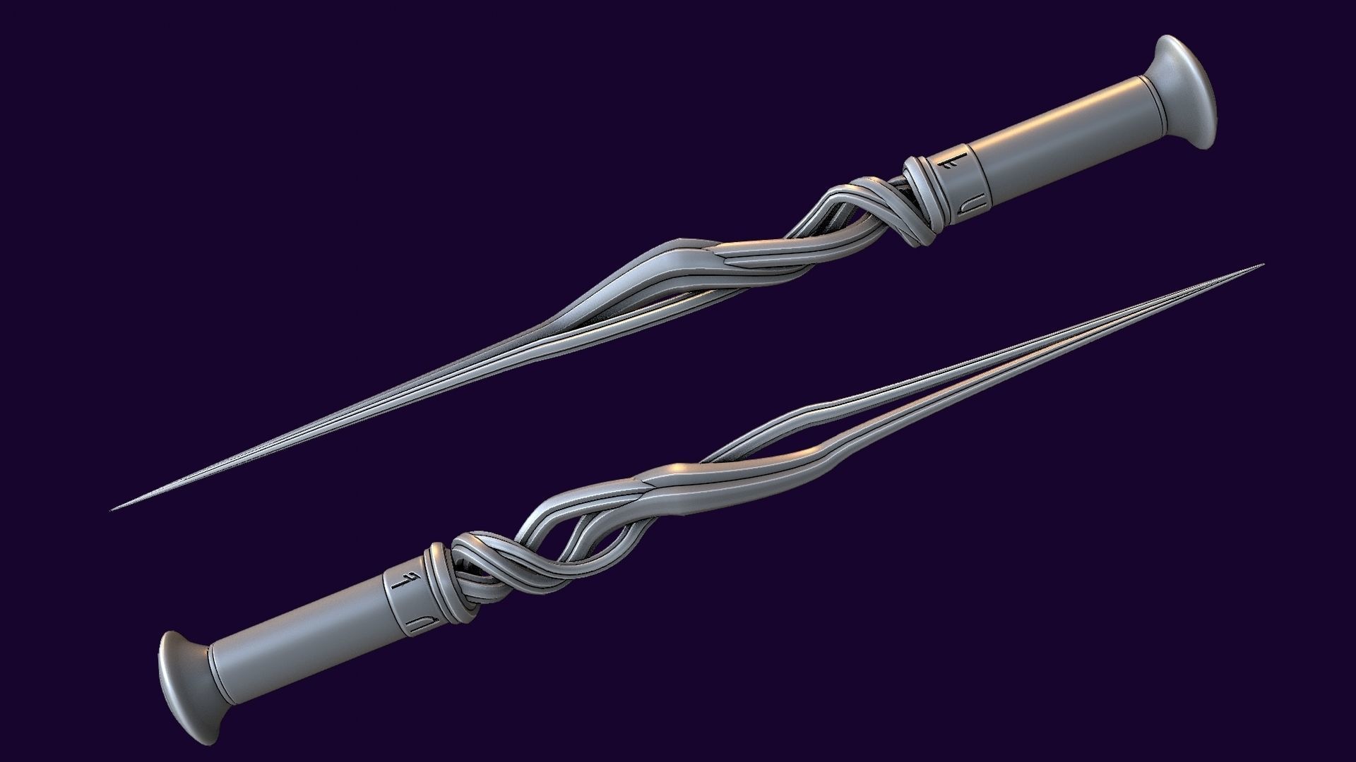 3D model Dumbledores wand lowpoly VR / AR / low-poly | CGTrader