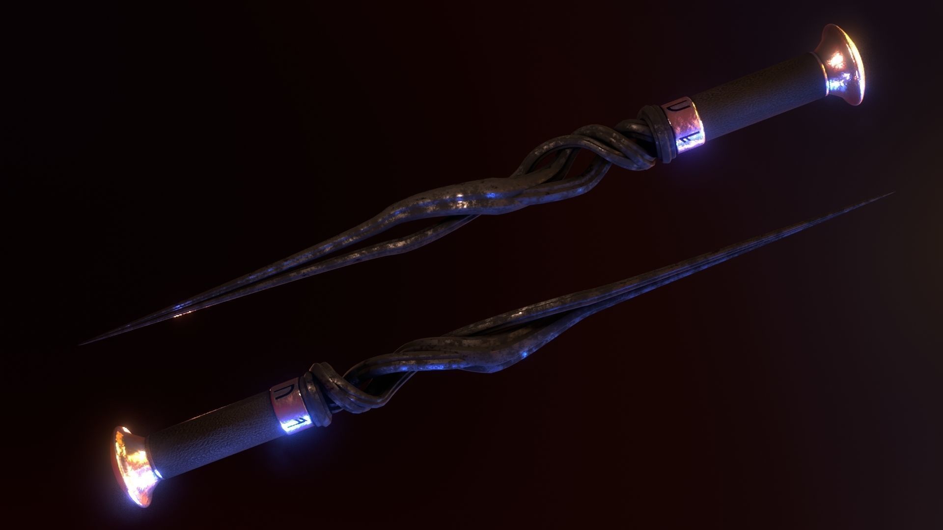 3D model Dumbledores wand lowpoly VR / AR / low-poly | CGTrader