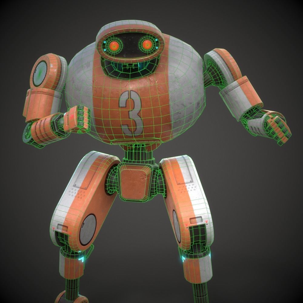 3D model Robot UE4 VR / AR / low-poly | CGTrader