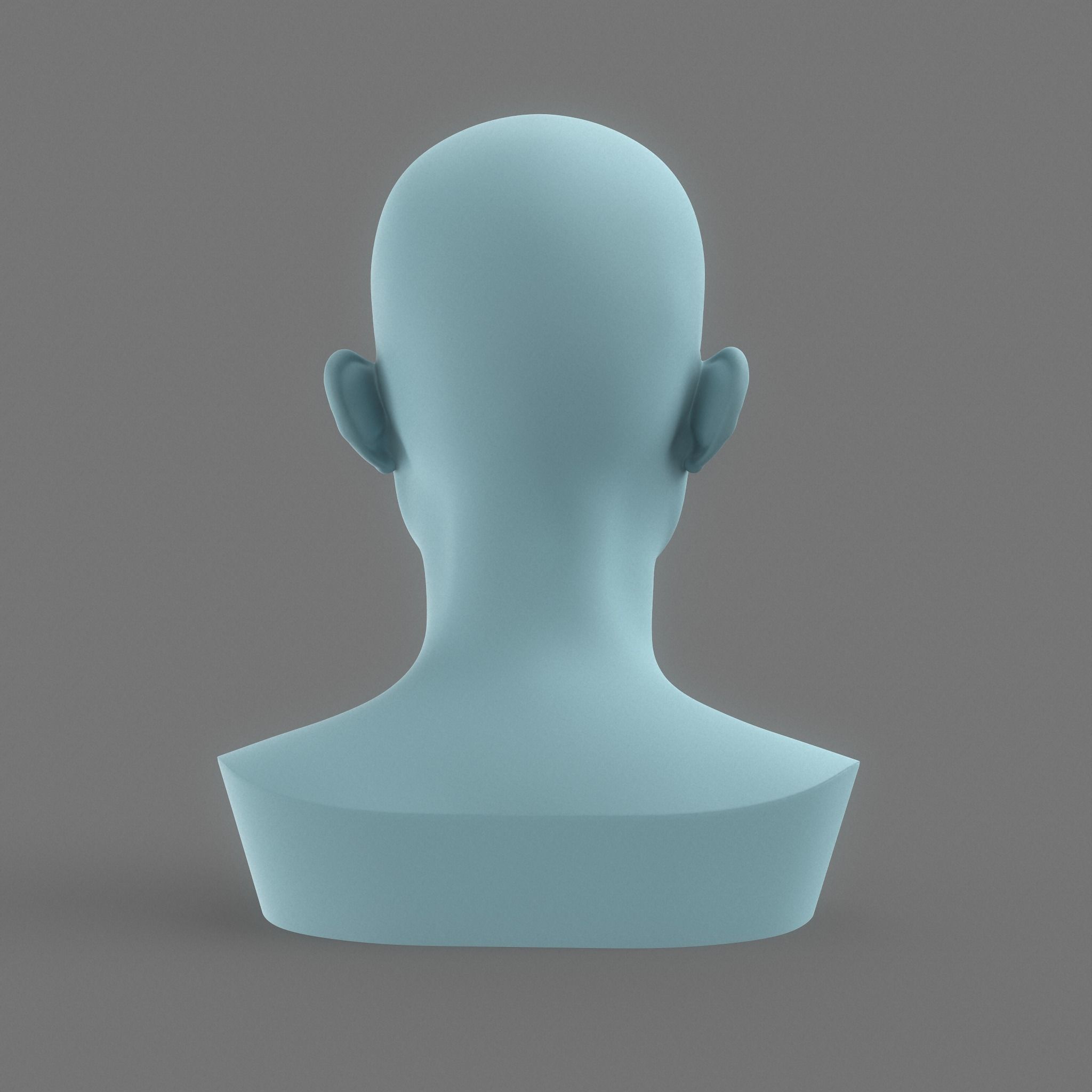 Asian Girl Head Print Ready 3D model | CGTrader