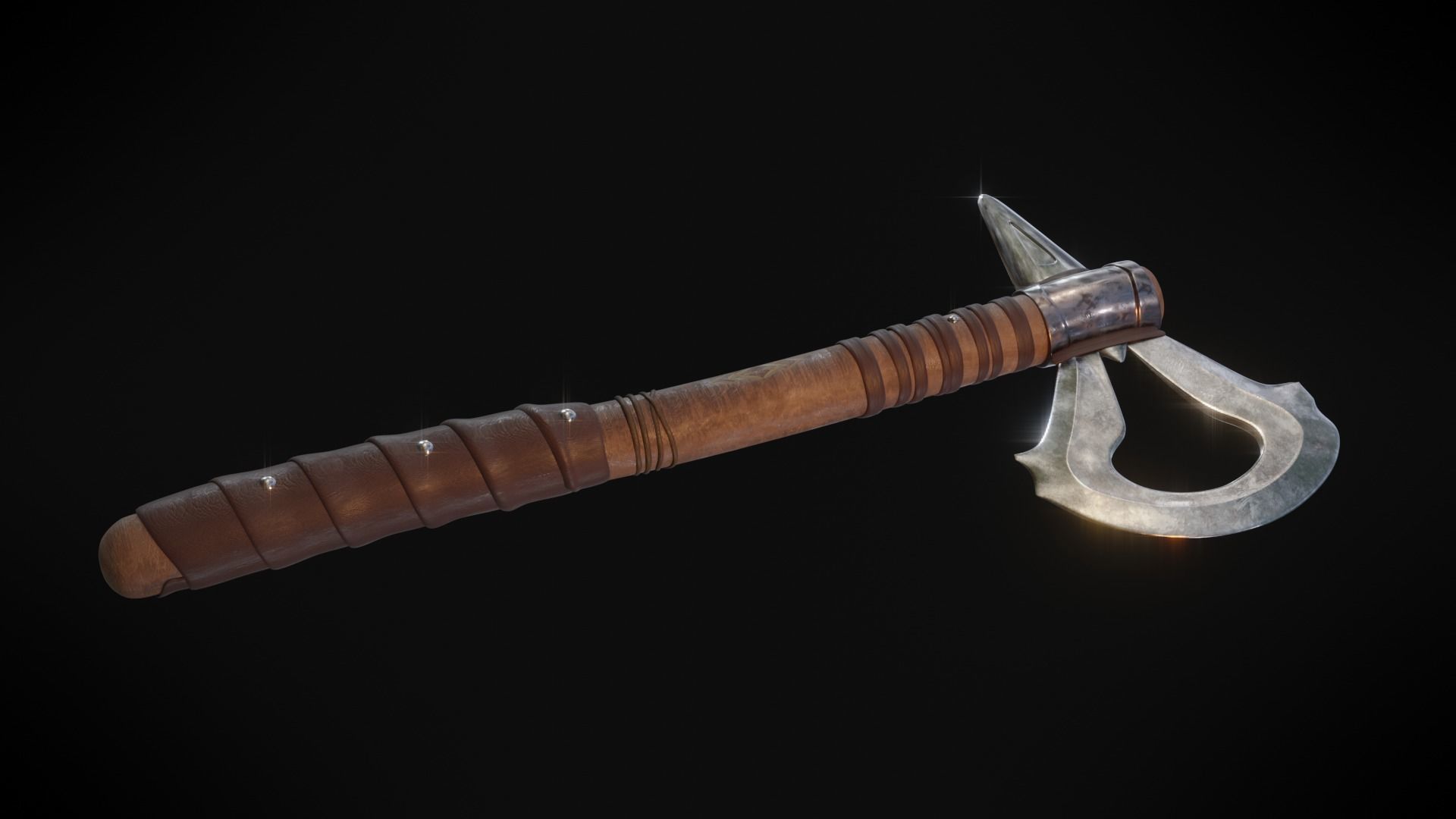 3D model Connor Tomahawk - Assassins Creed III VR / AR / low-poly ...