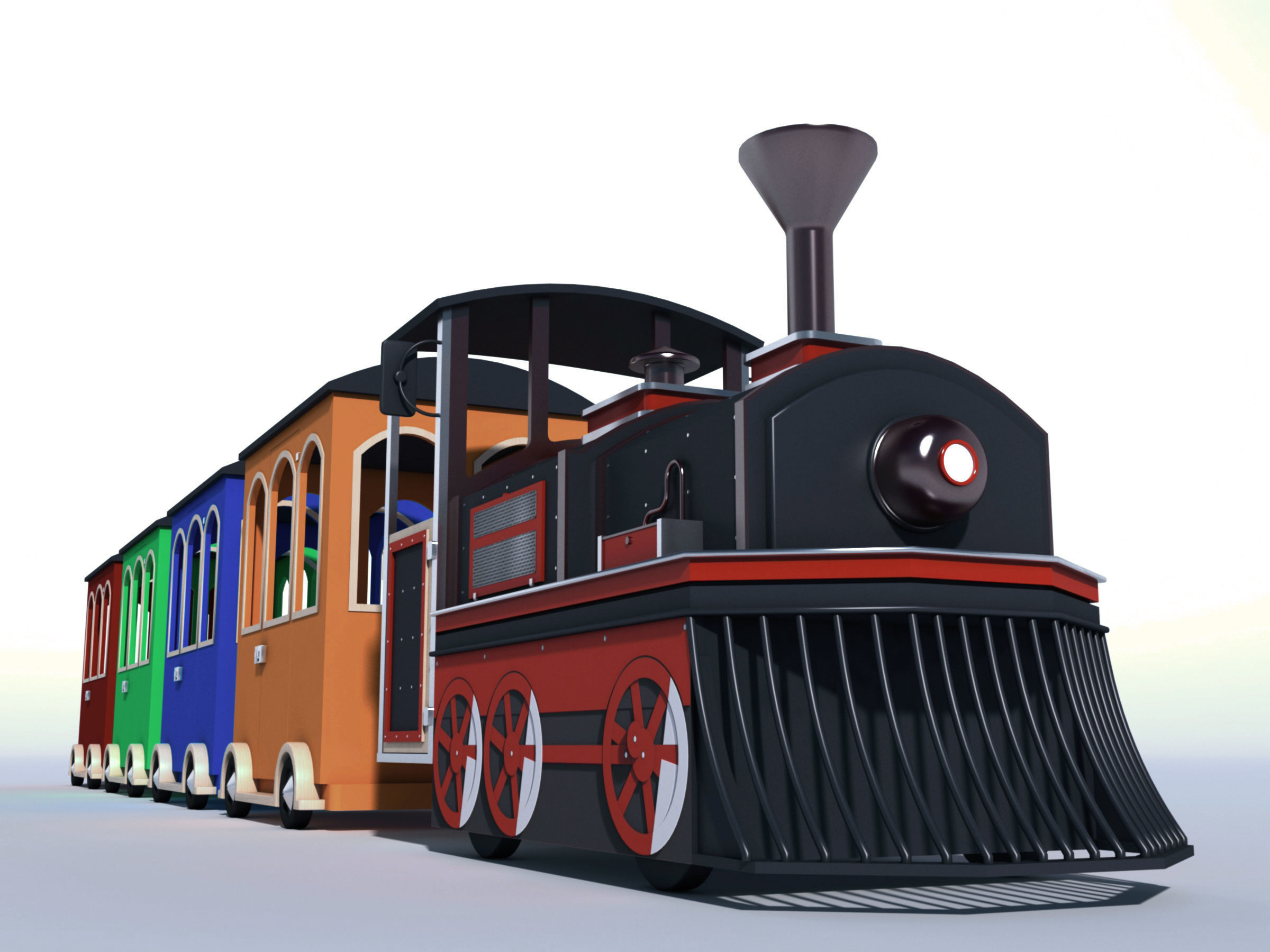 3D model Miniature Train VR / AR / low-poly | CGTrader