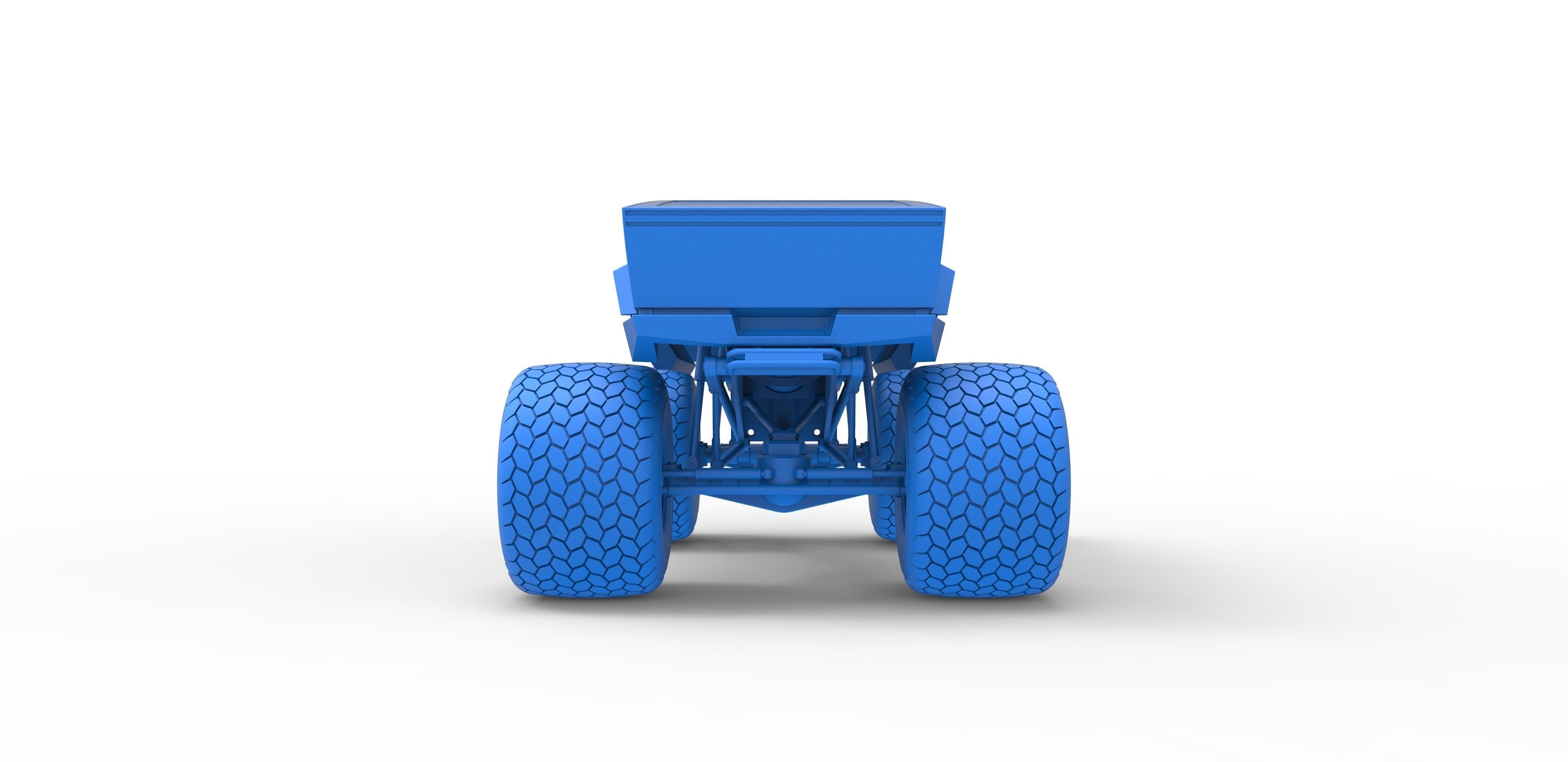 Diecast Tesla Cybertruck Monster truck Scale 1 to 25 3D model 3D ...