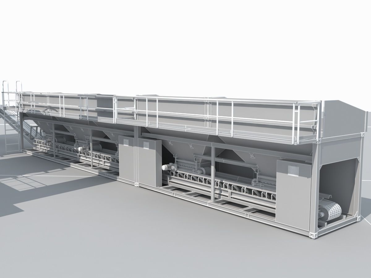Concrete Batching Plant 3D model | CGTrader