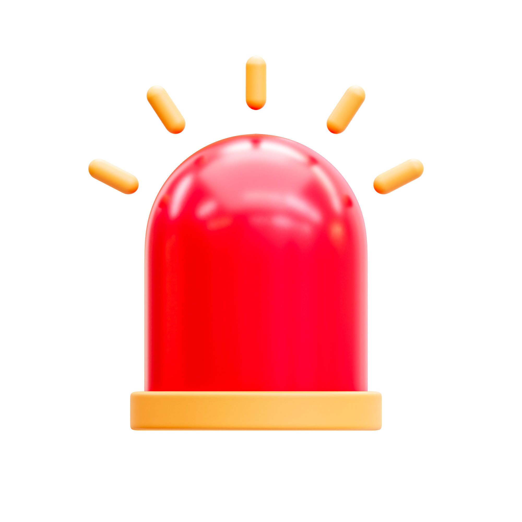 3D model Fire Siren VR / AR / low-poly | CGTrader
