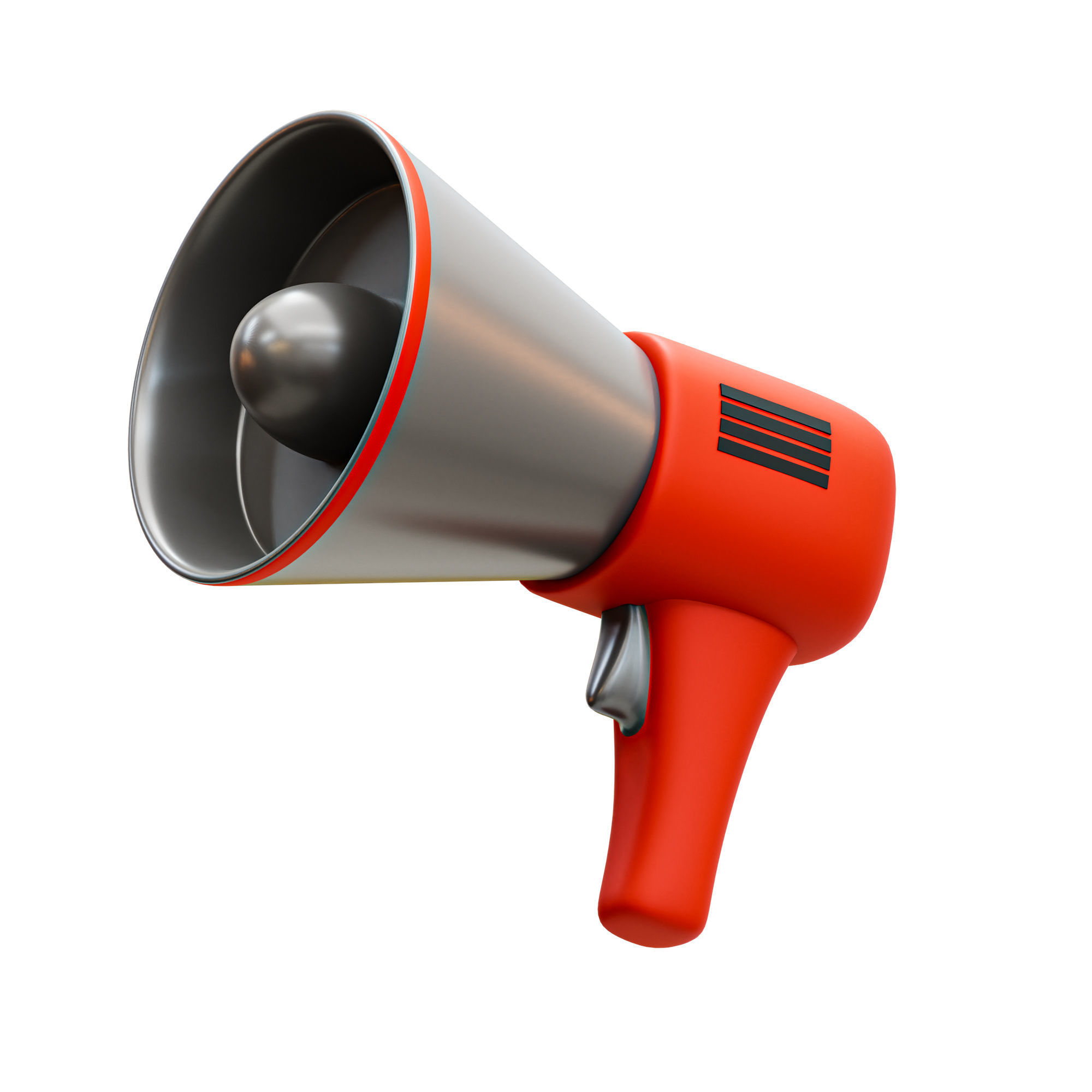 3D model Megaphone Icon VR / AR / low-poly | CGTrader
