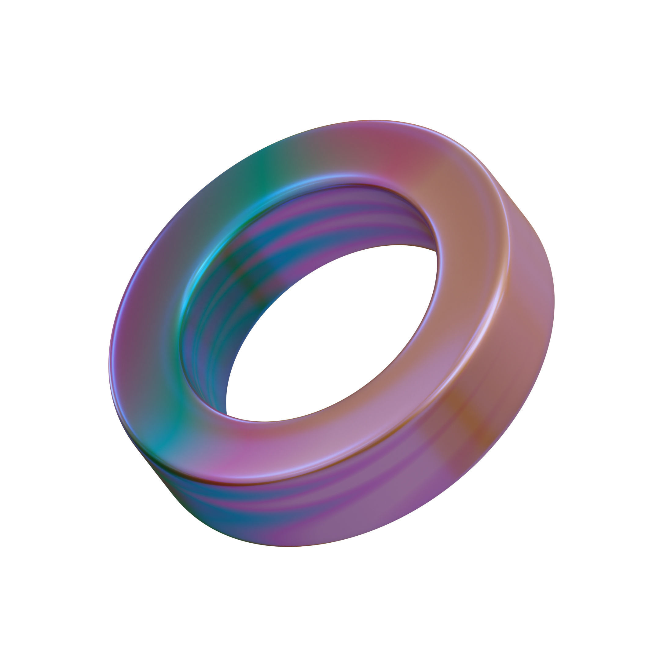 3D model Ring Geometric Shape VR / AR / low-poly | CGTrader