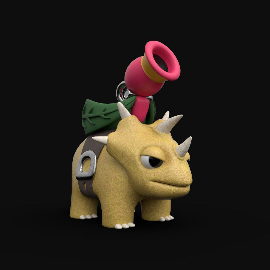 GunBound Trico 3D model | CGTrader