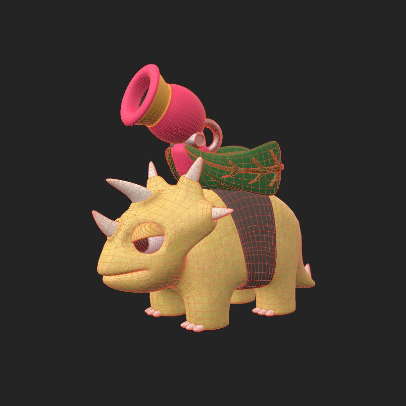 GunBound Trico 3D model | CGTrader