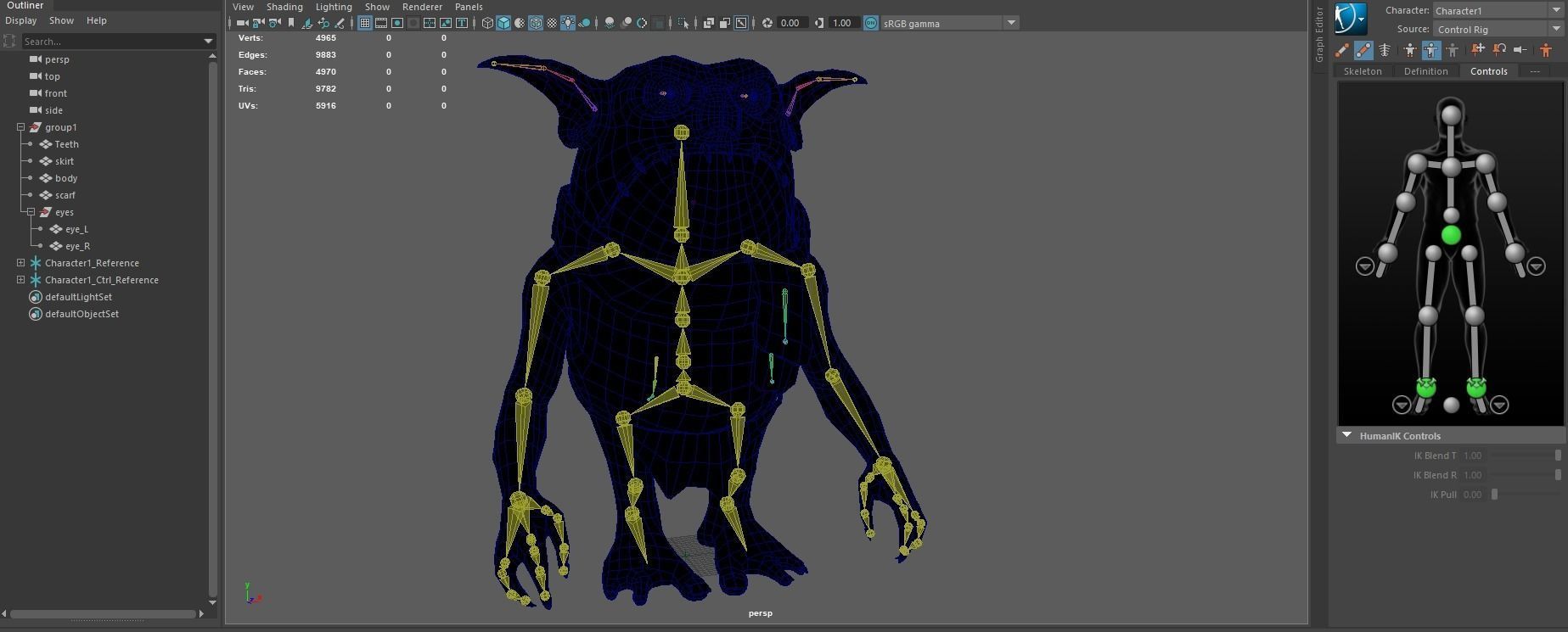 3D model Scary Goblin VR / AR / low-poly | CGTrader
