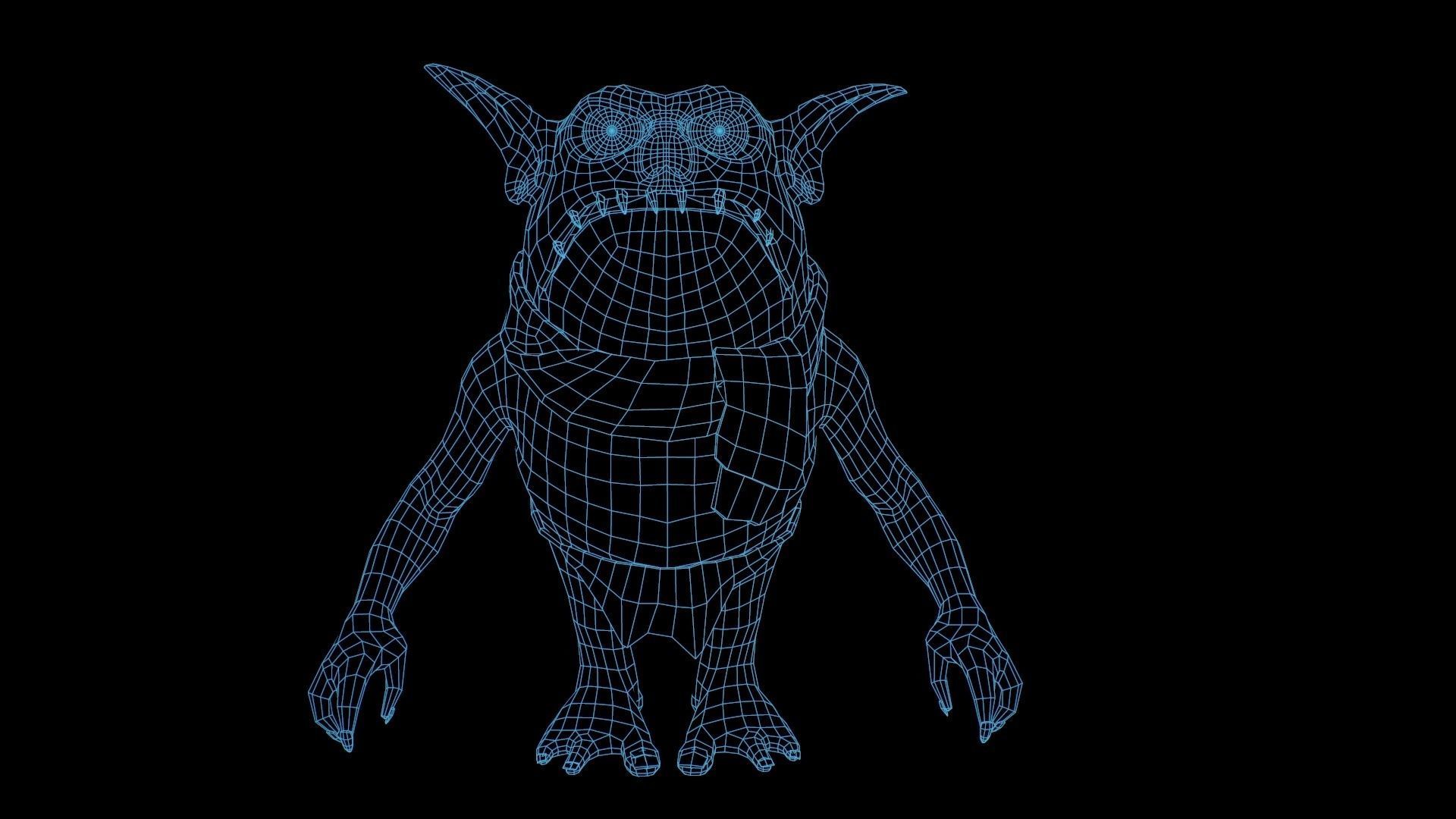 3D model Scary Goblin VR / AR / low-poly | CGTrader