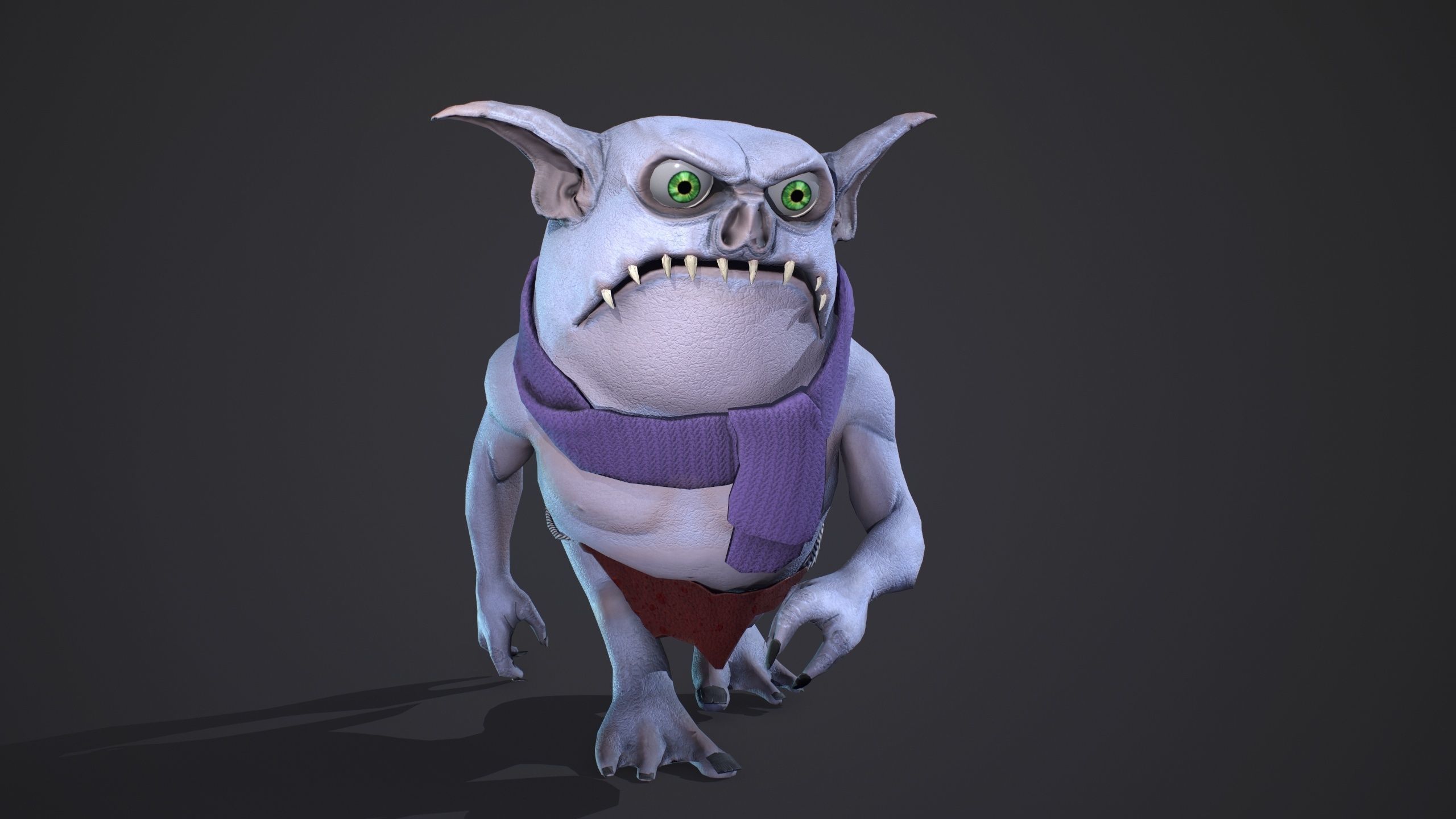 3D model Scary Goblin VR / AR / low-poly | CGTrader