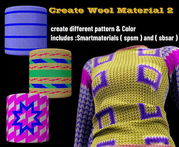 Wool Creator 2 Texture | CGTrader