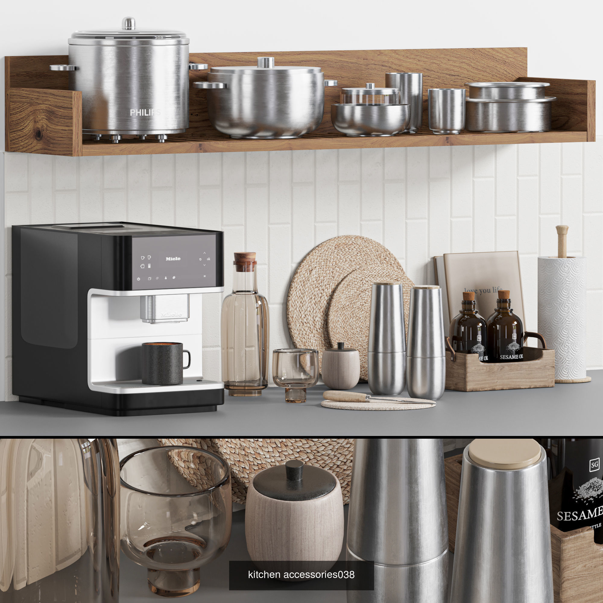 5 kitchen accessories collections vol8 | CGTrader