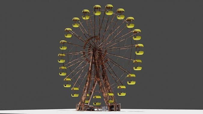 Chernobyl ferris wheel 3D model | CGTrader