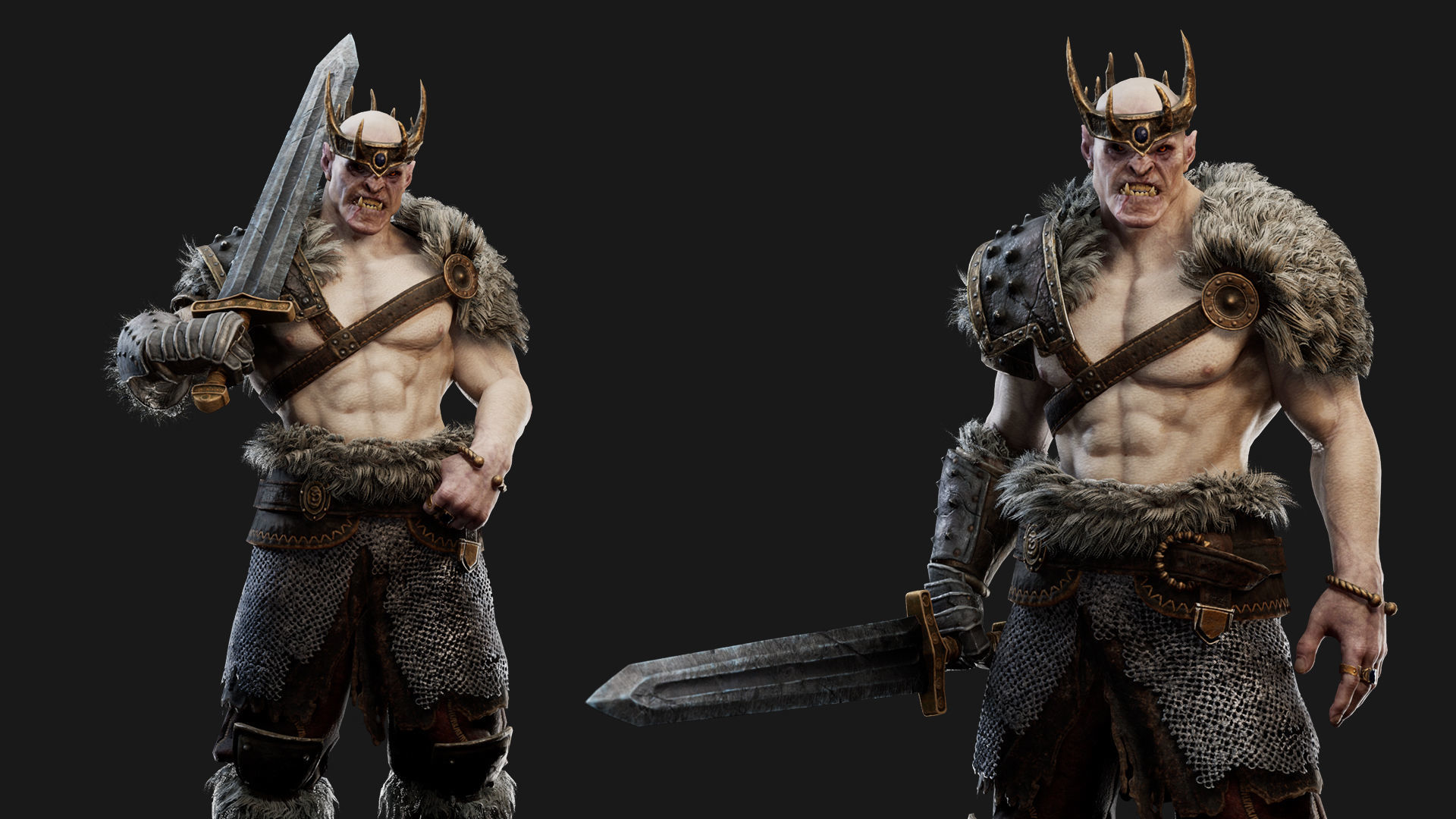 3D model Orc Marauder VR / AR / low-poly | CGTrader