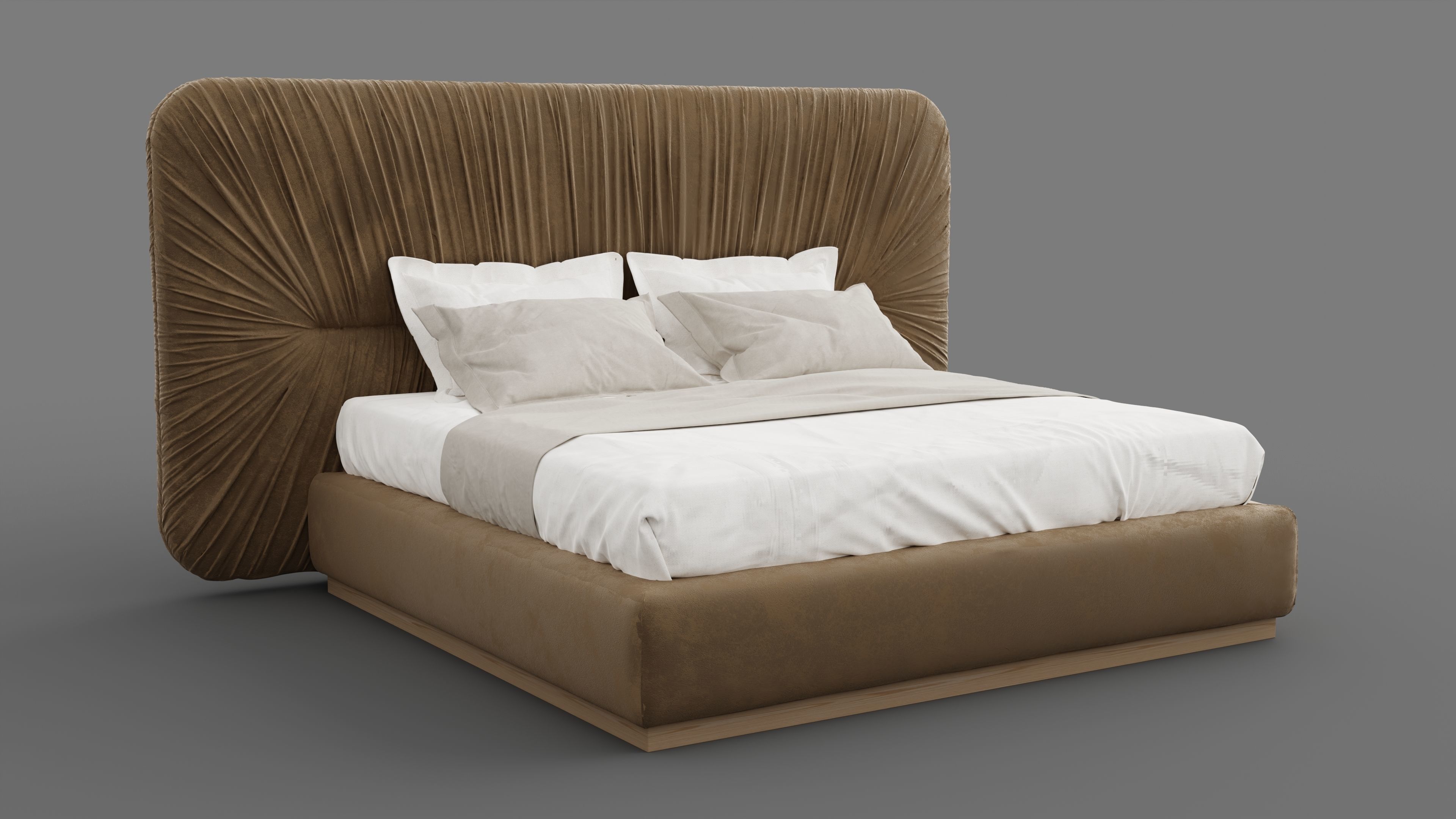 Drape Bed by Bartoli Design 3D model | CGTrader