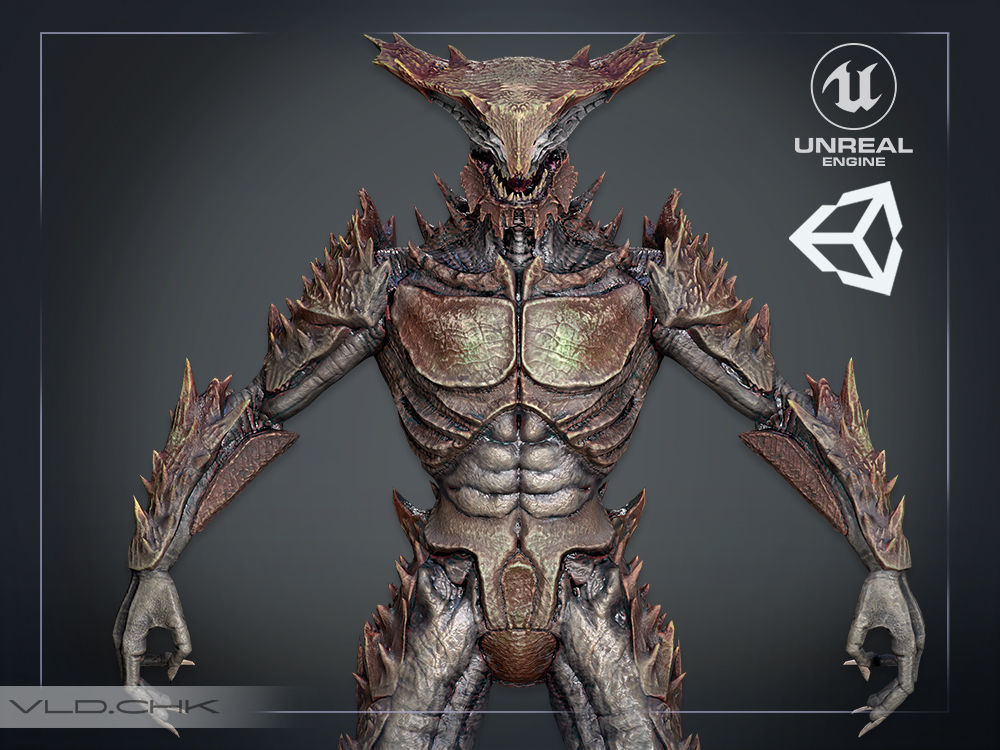 3D model Ocypus - Demon Beetle VR / AR / low-poly | CGTrader