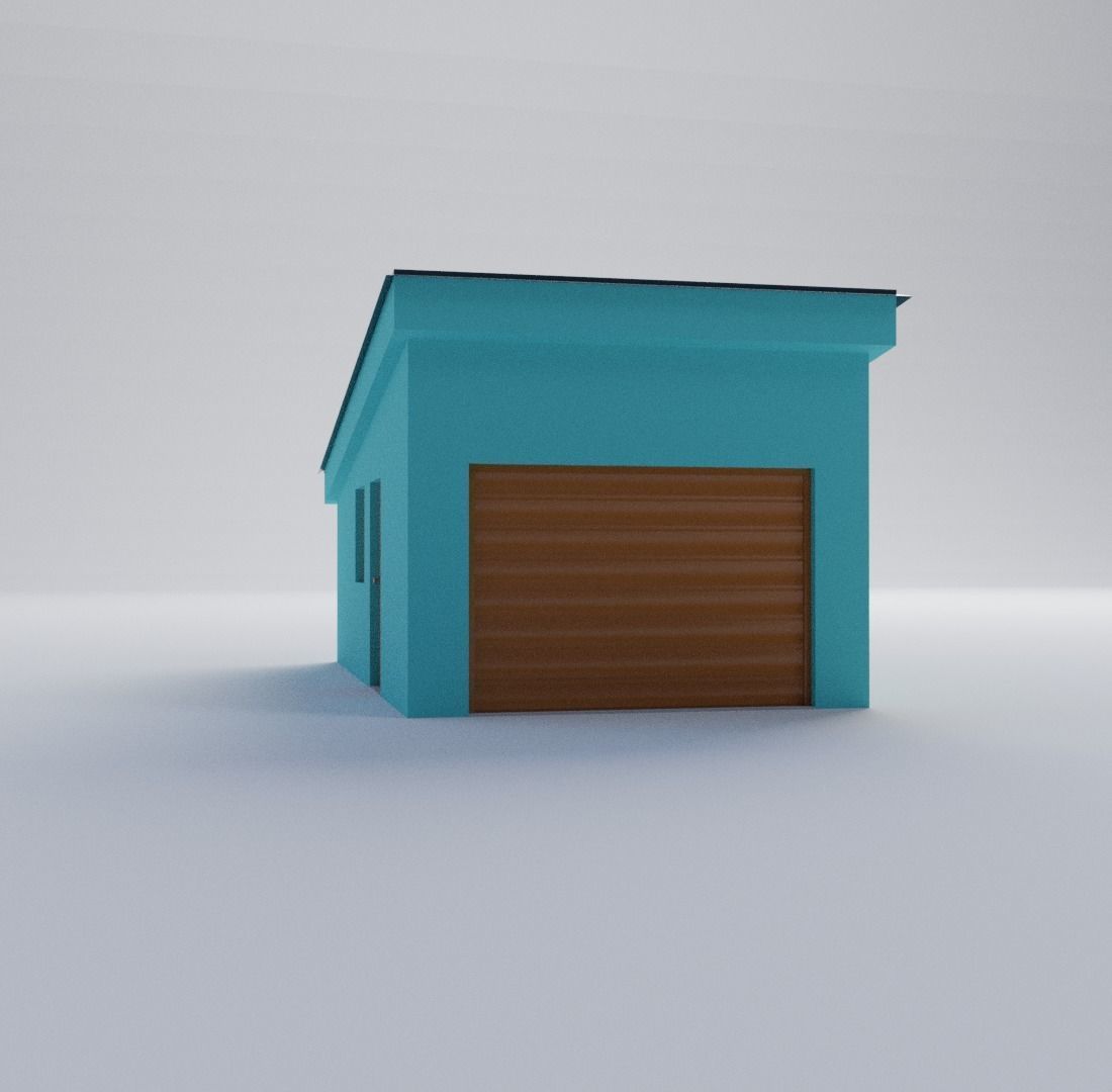 Garage 3D model | CGTrader