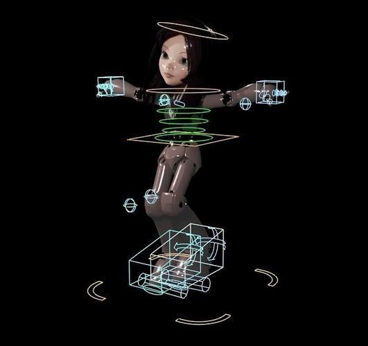 3D model The robot girl 3D model VR / AR / low-poly | CGTrader