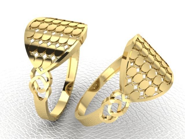 PACK OF 12 PLAIN RINGS 3D model 3D printable | CGTrader