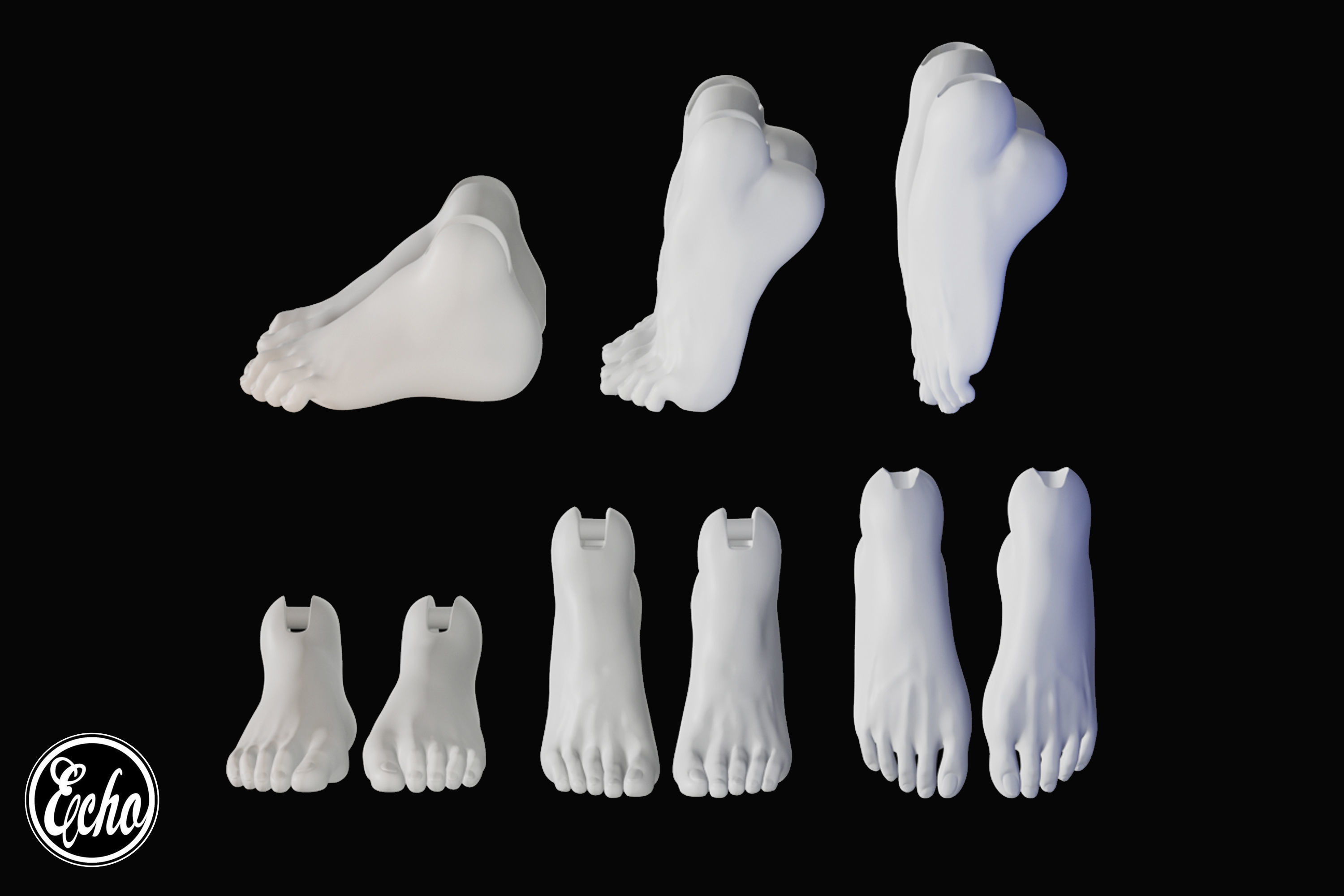 anatomical doll BJD 30mm 3D print model 3D model | CGTrader