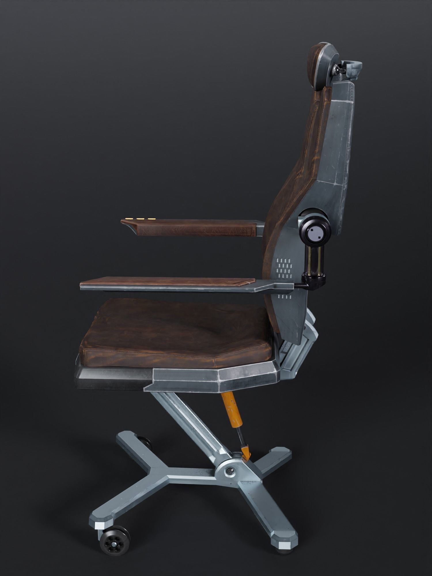 3D model SciFi Furniture - Office Chair VR / AR / low-poly | CGTrader